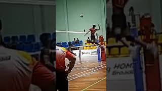 Volleyball Spike Monster Blocked Batsuuri Shorts Volleyball Block ...