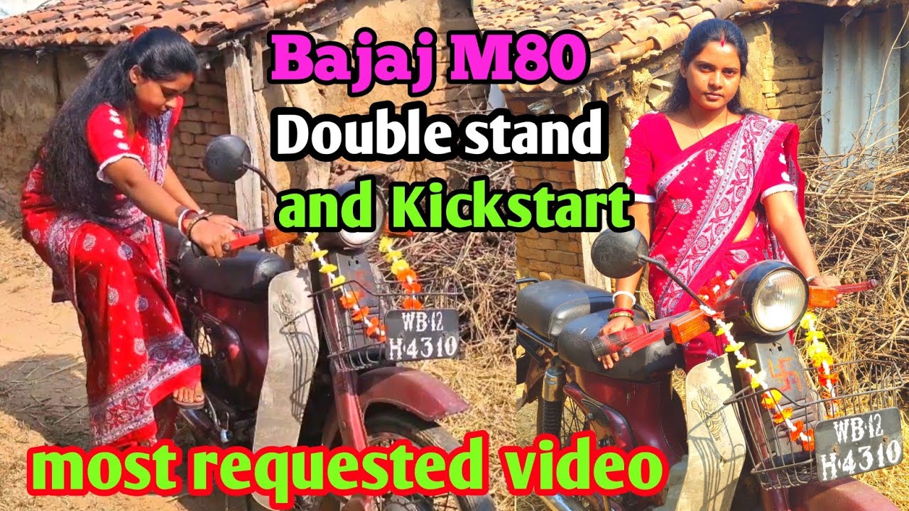 Bajaj M80 Double Stand And Kickstart Most Requested Video Subhash