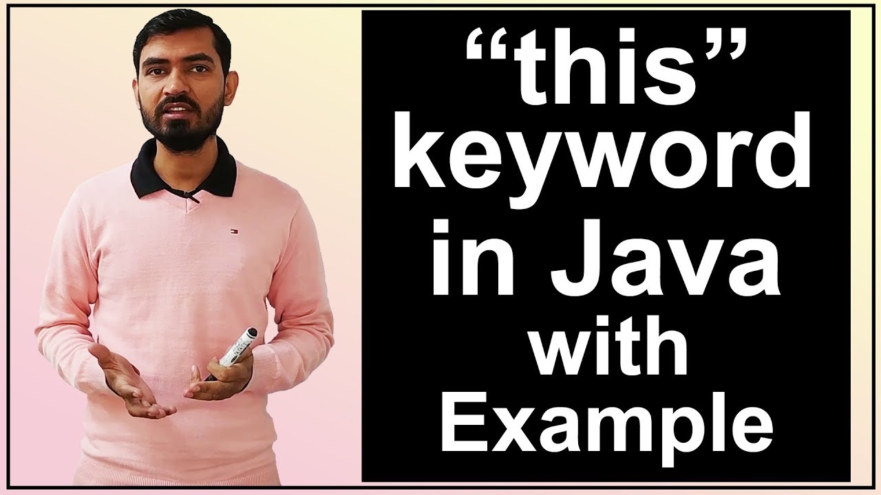 This Keyword In Java Hindi Youtube