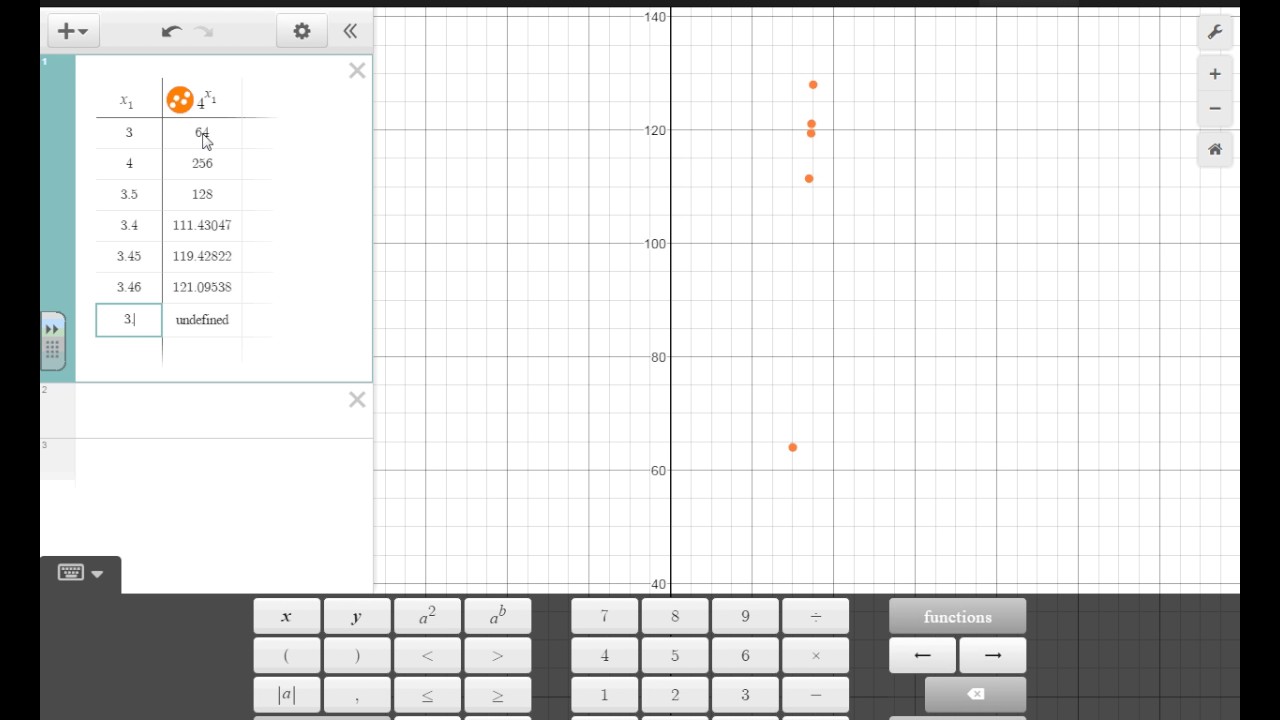 Map4c 6 6b 6 7 Solving Exponential Equations Using Desmos Youtube