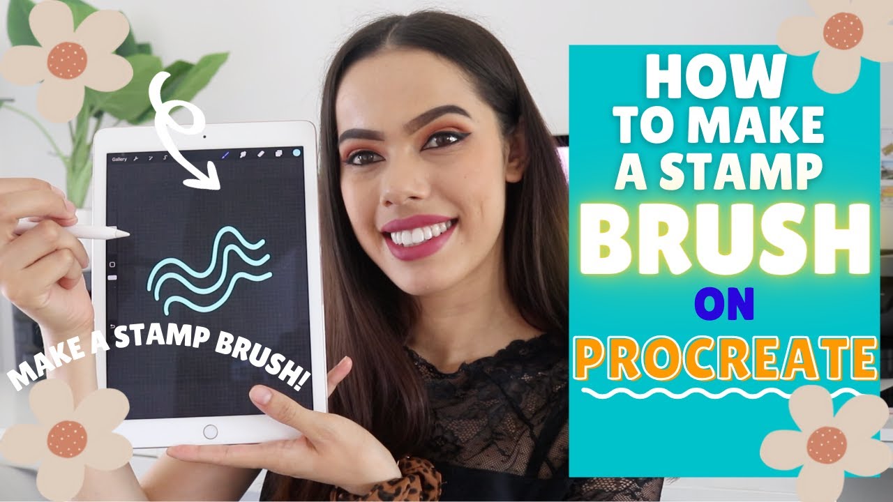 How To Make A Stamp Brush On Procreate Youtube