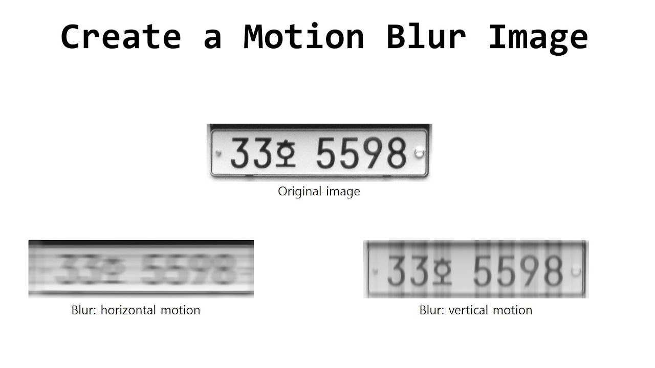Python 18 How To Create A Motion Blur Image In Frequency Domain Using