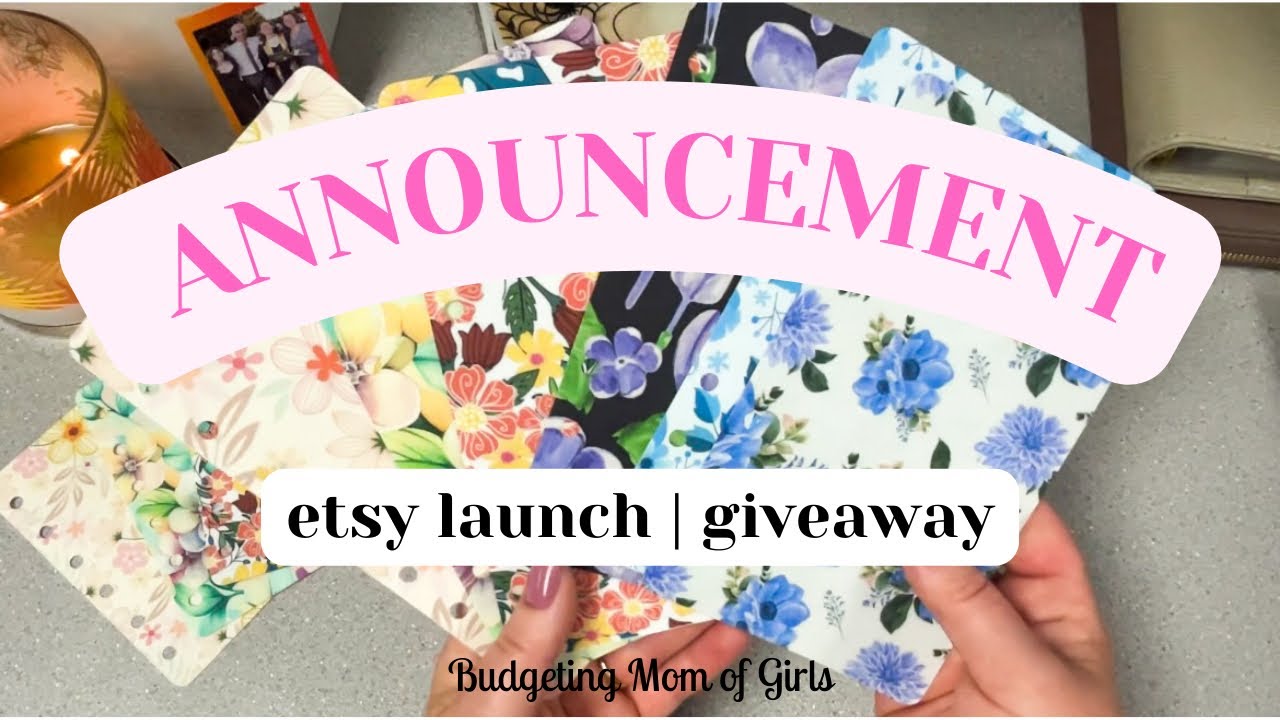 Announcement Etsy Launch New Products Surprise Youtube