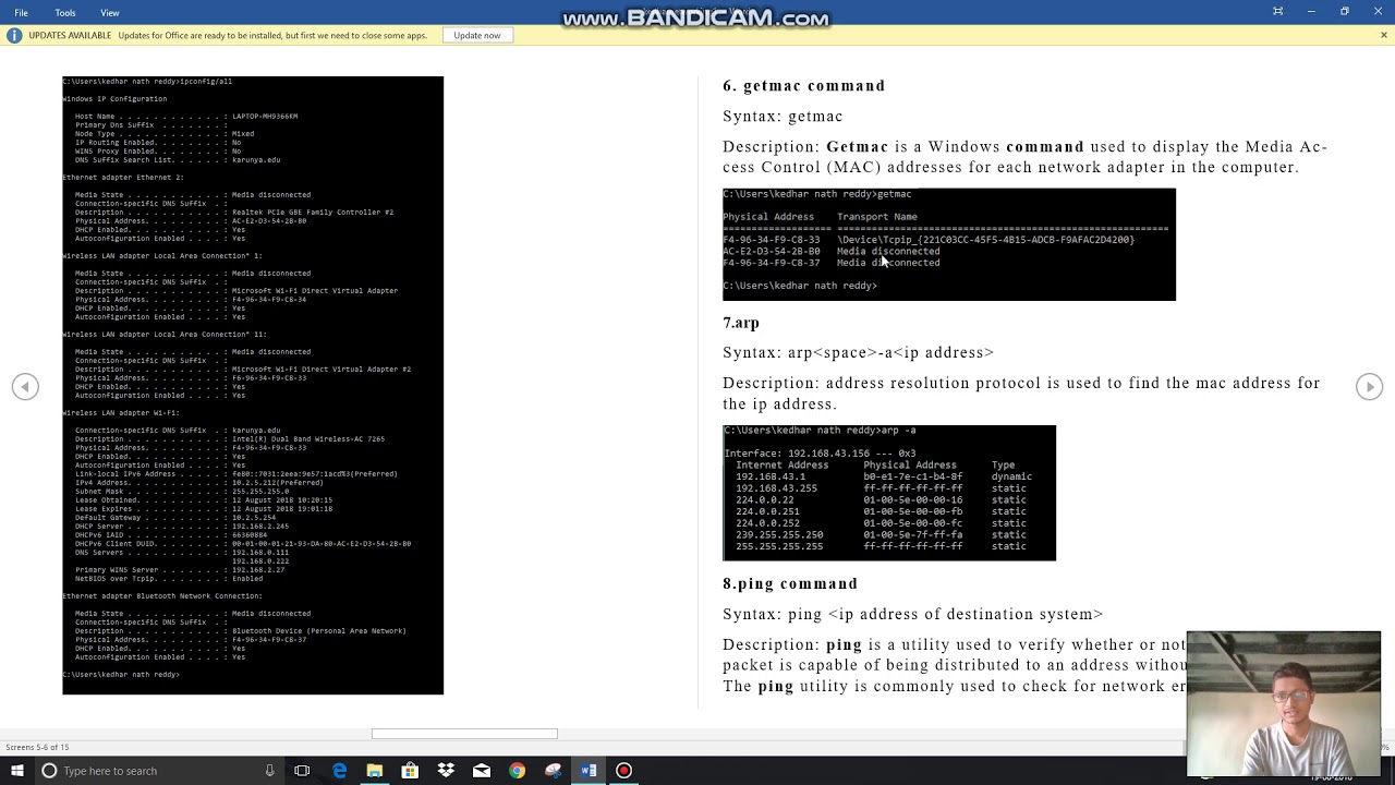 Networking Command Youtube