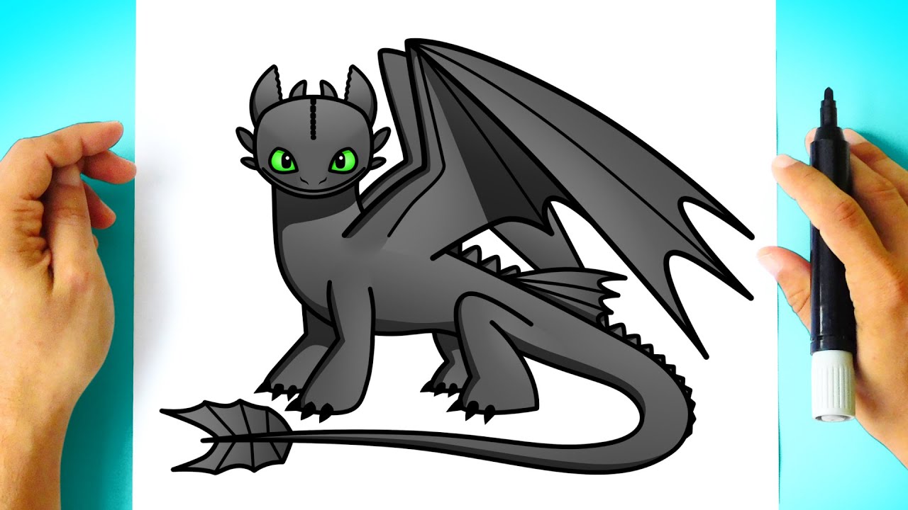 How To Draw A Dragon Toothless