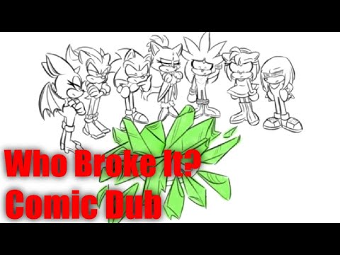 Who Broke It A Sonic The Hedgehog Comic Dub By Punkinspice