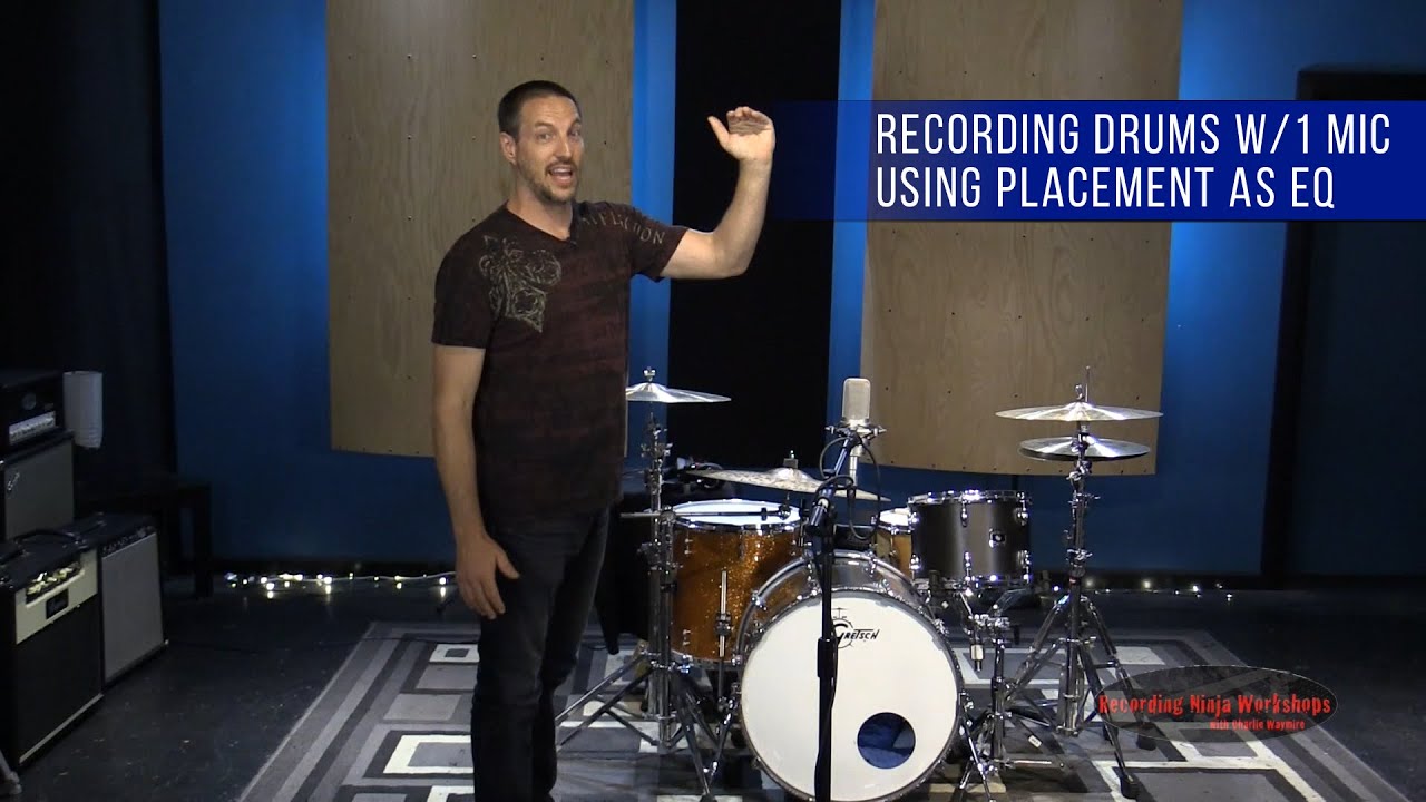 Recording Drums With 1 Microphone Youtube