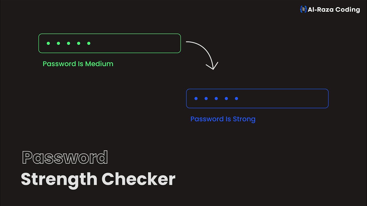 Password Strength Checker Indicator Javascript Project Javascript