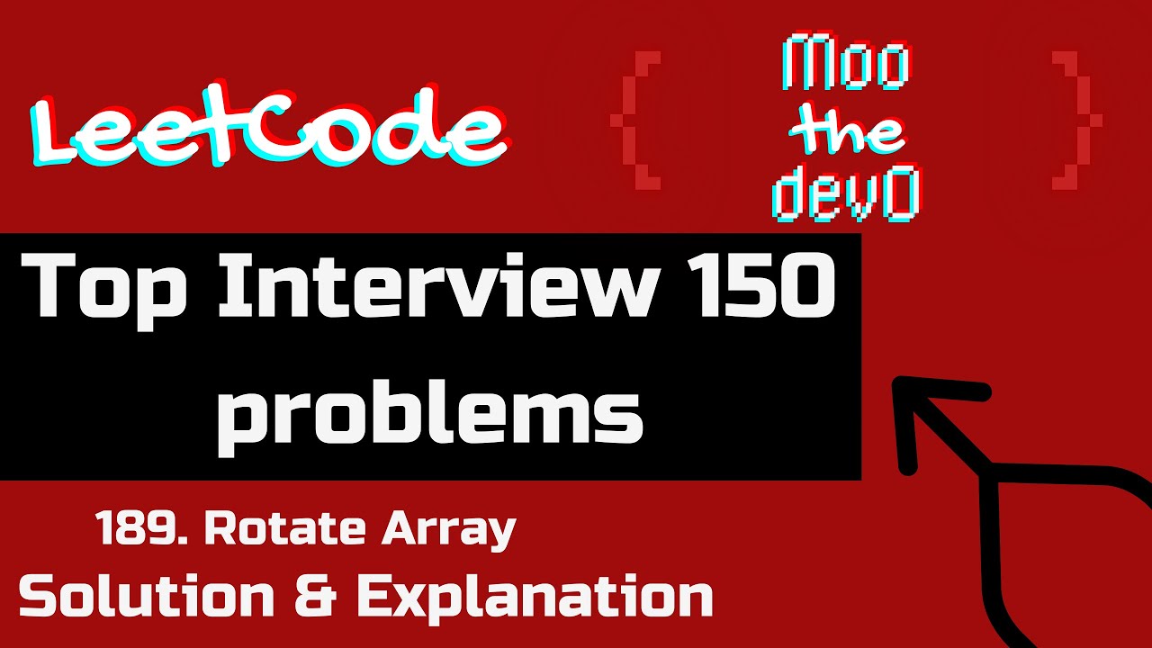 Problem Solving Leetcode Top Interview 150 Problems 189 Rotate