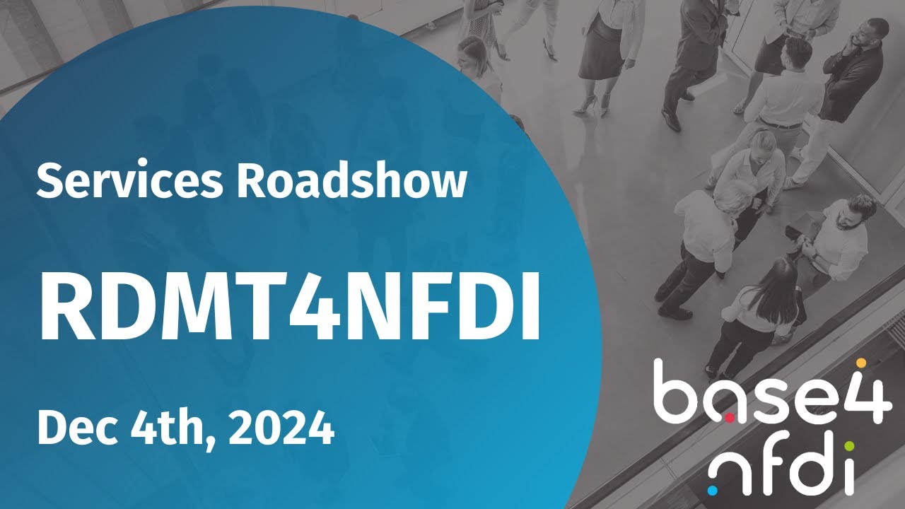 Services Roadshow By Base4nfdi Rdmtraining4nfdi Youtube