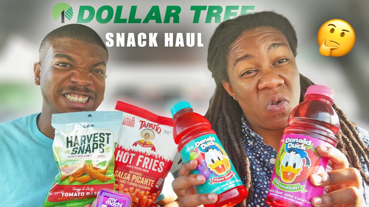 Dollar Tree Snack Haul Snacking On A Budget Md Takeover Youtube