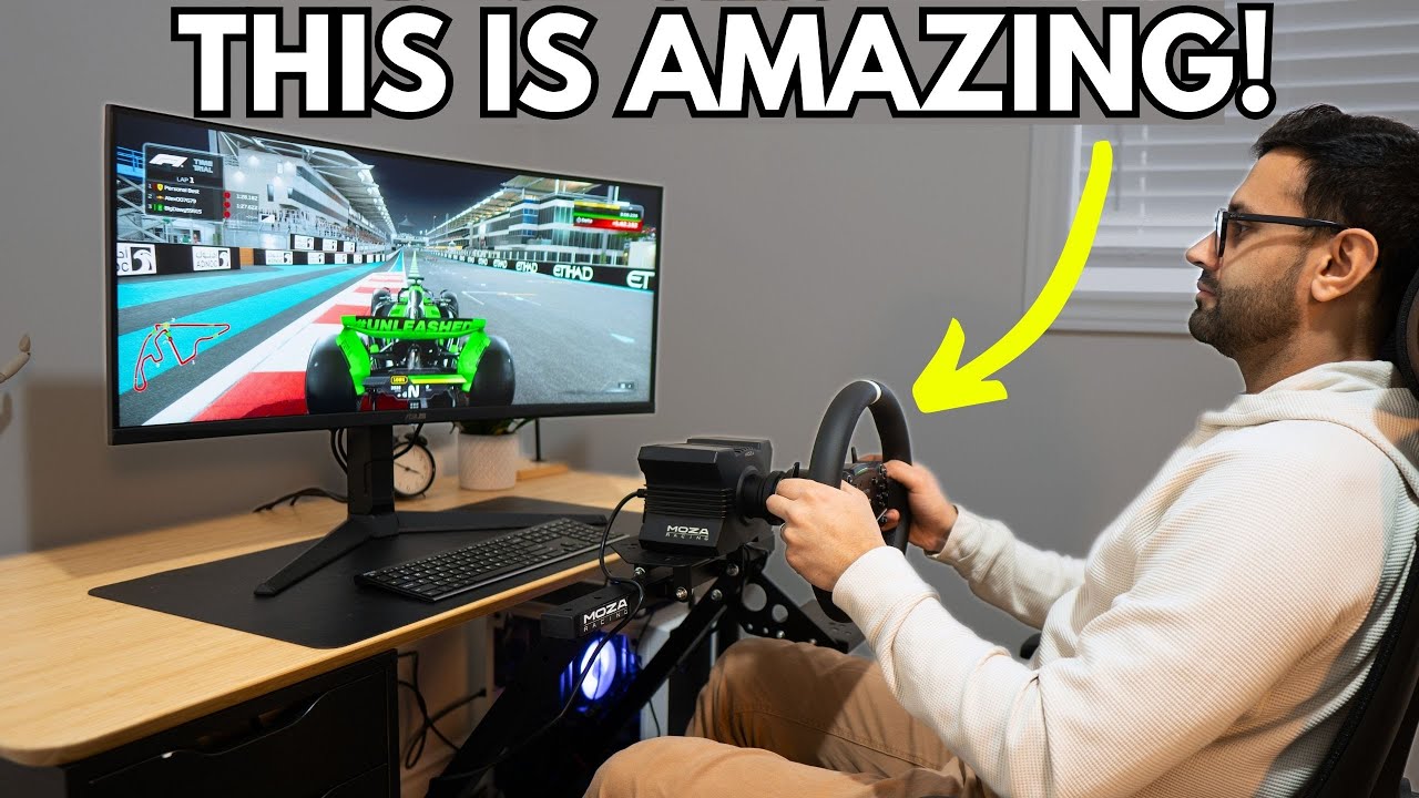 The Best Sim Racing Setup For Beginners Moza R5 Youtube