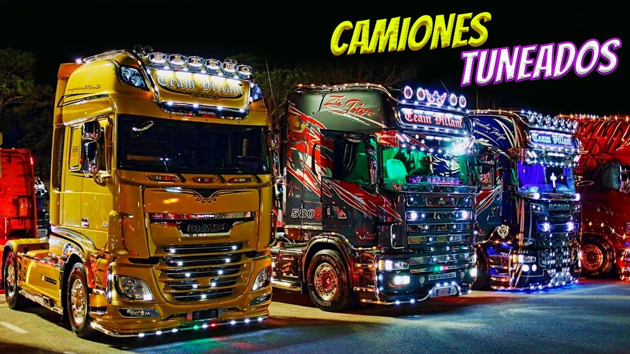 Reaccionando A Los Mejores Camiones Tuneados Youtube