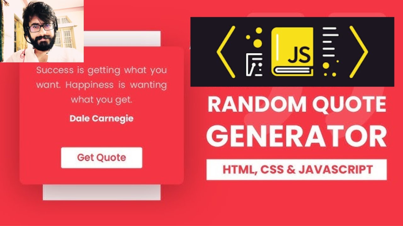 18 Random Quote Generator Using Html Css Javascript Quotable Io