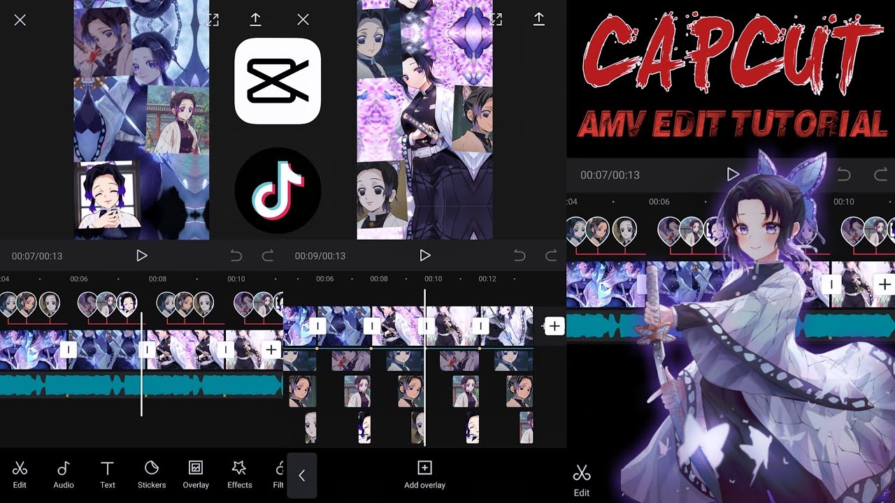 Amv Capcut Edit Trending In Tiktok Anime Overlay Transition Tutorial