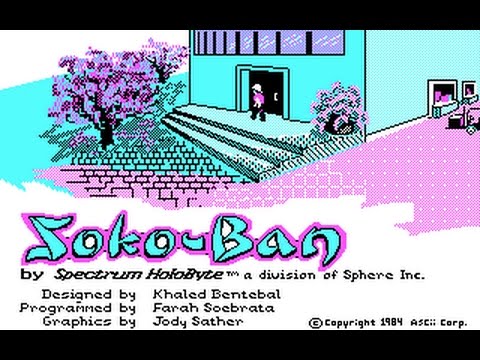 Sokoban 1984 Thinking Rabbit Ascii Youtube