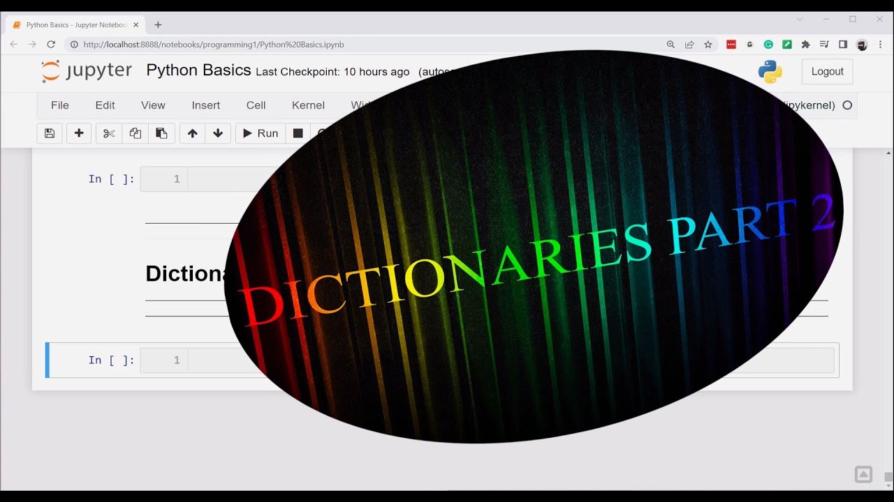 Python Basics 12 Dictionaries Part2 آموزش پایتون مقدماتی 12