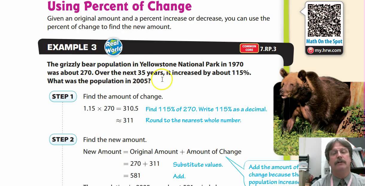 Lesson 5 1 Percent Increase And Decrease Youtube