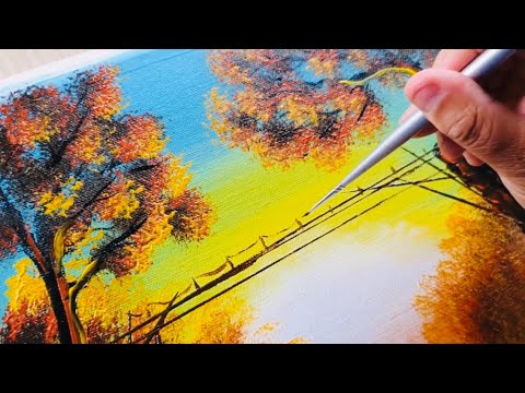 King Art Autumn Sunrise N 525 Painting Tutorial Youtube
