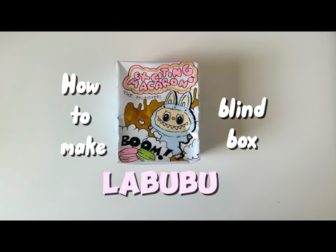 Tutorial How To Make A Labubu Blind Box рџ рџ љ Paper Diy Asmr Youtube