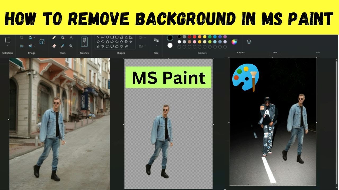 How To Remove Background In Ms Paint Background Remover In Ms Paint
