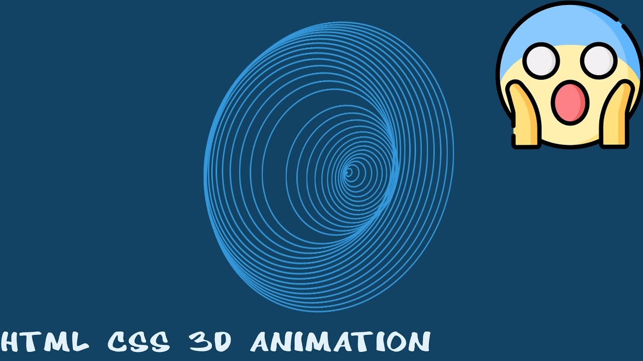 Amazing 3d Animation Using Html Css Do You Know This Design Pinkweb0