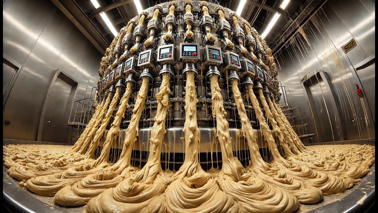 How Hummus Is Made In A Factory Hummus Factory Process Youtube