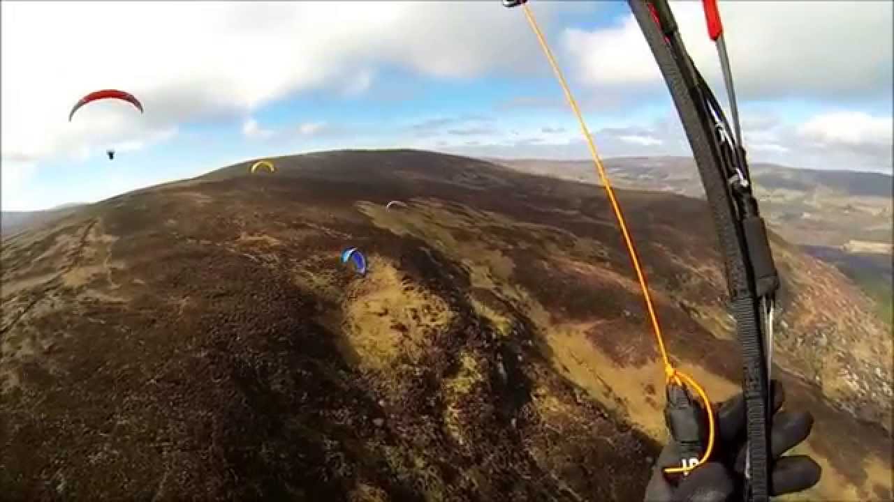 Paragliding At Maulin Co Wicklow 21 March 2015 Youtube