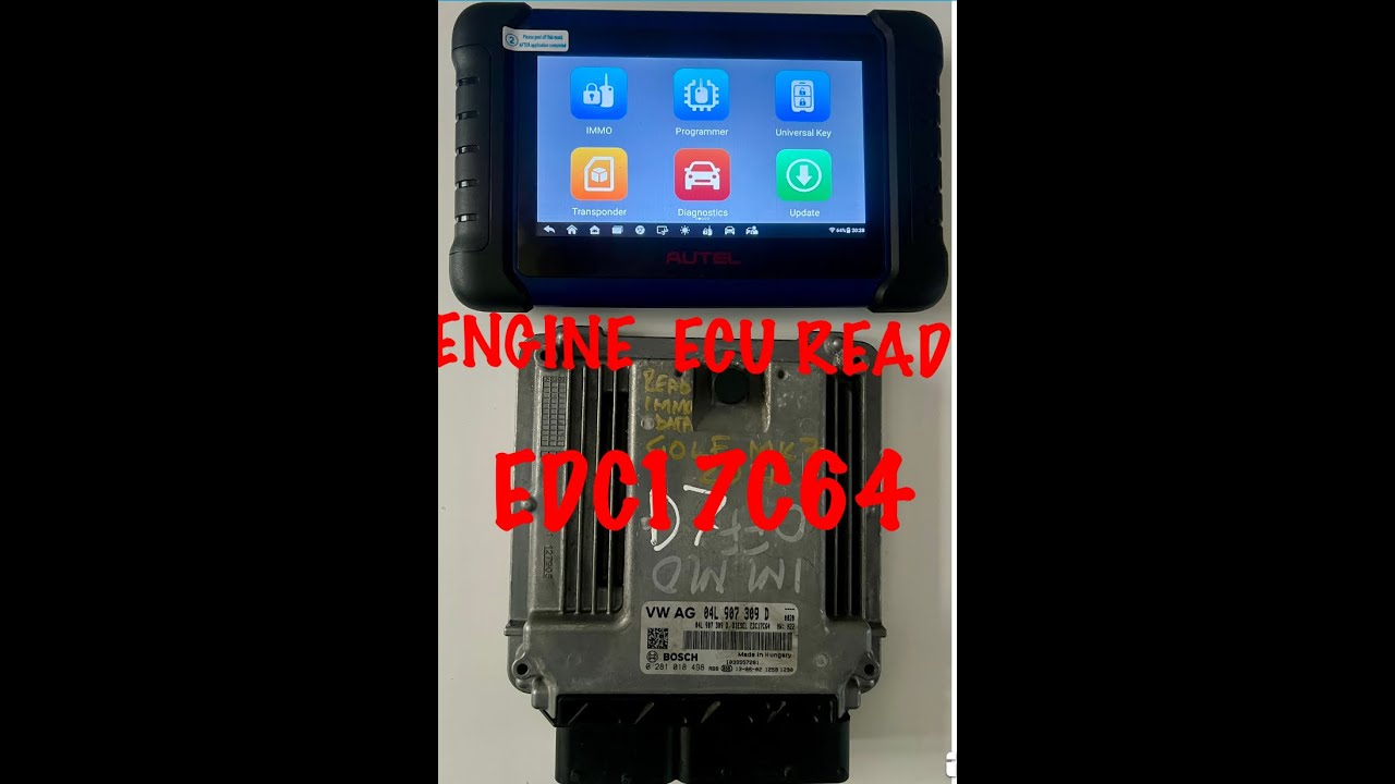 Vag Ecu Edc17c64 Eeprom Flash Data Read Cs Code For Sync Data Youtube