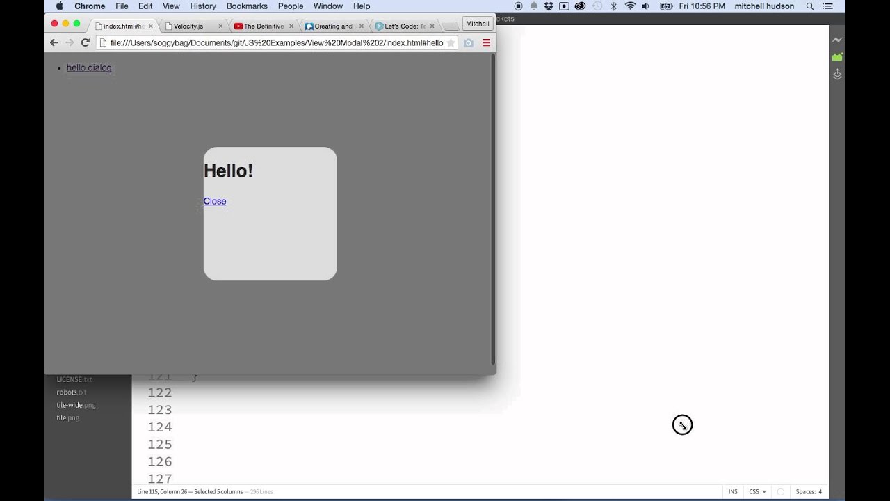 3 Daily Javascript Modal Dialog Youtube