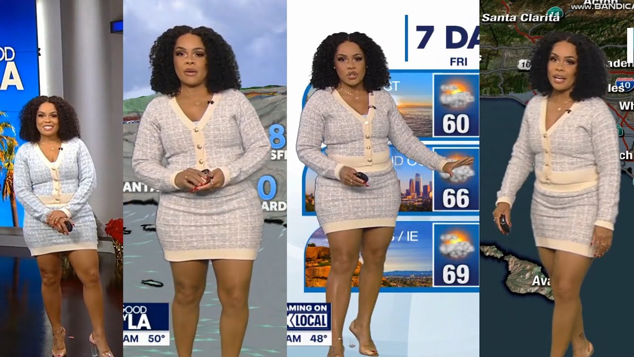 Star Harvey With The Morning Weather Forecast For Good Day La Fox11 La