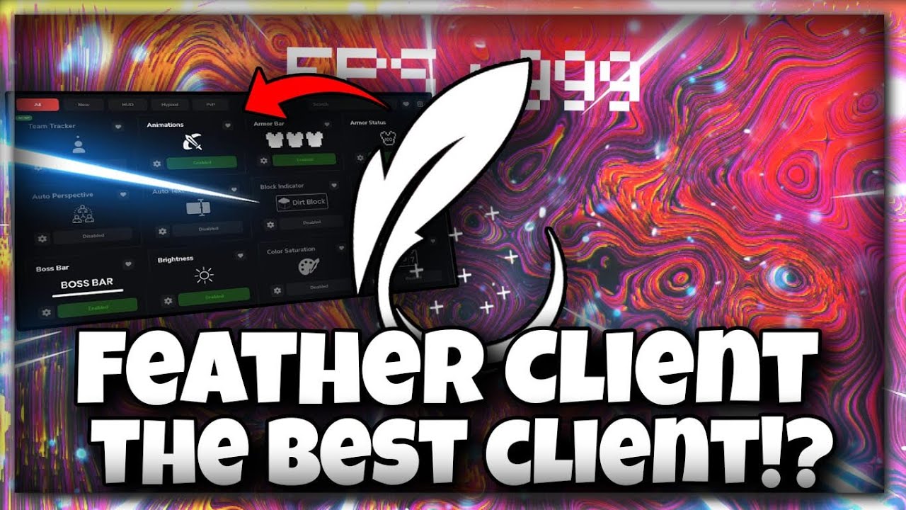 Feather Client The Best Minecraft Client Cosmetics Fps Boost