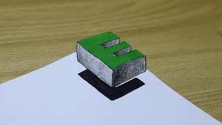 3d Letter Drawing E Videos For Kids