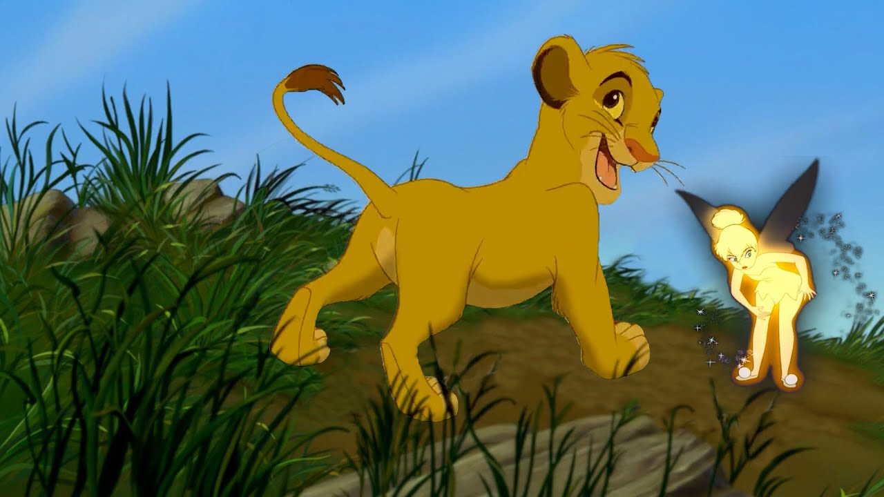Simba Pounces Tinkerbell Disney Crossover Youtube