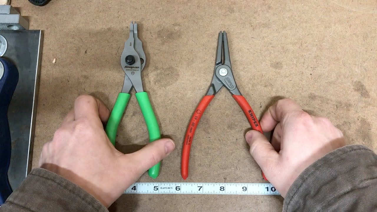 Snap On Vs Knipex Snap Ring Plier Comparison Youtube