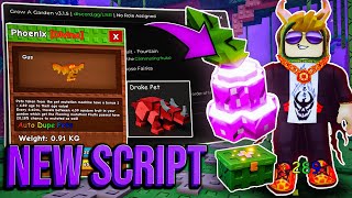 Grow A Garden Script No Key 2025 Pet Seed Egg Spawner Dupe Fairy Event ...
