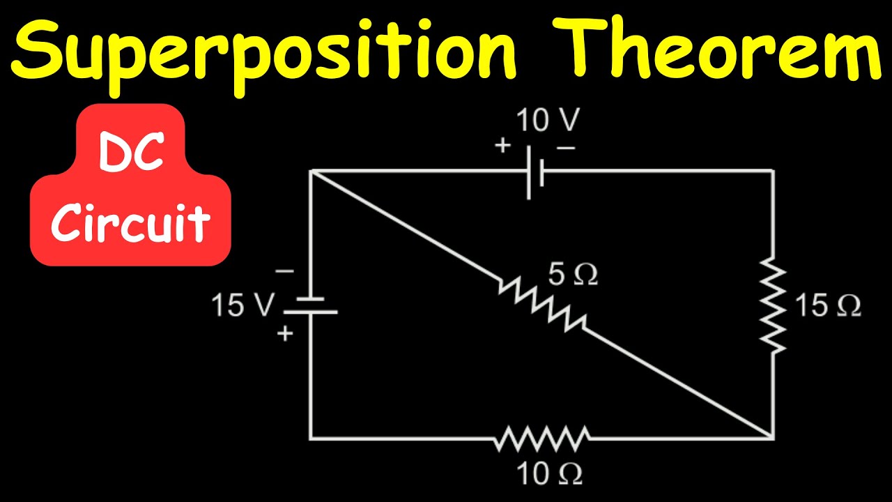 Superposition Theorem Dc Circuit Youtube