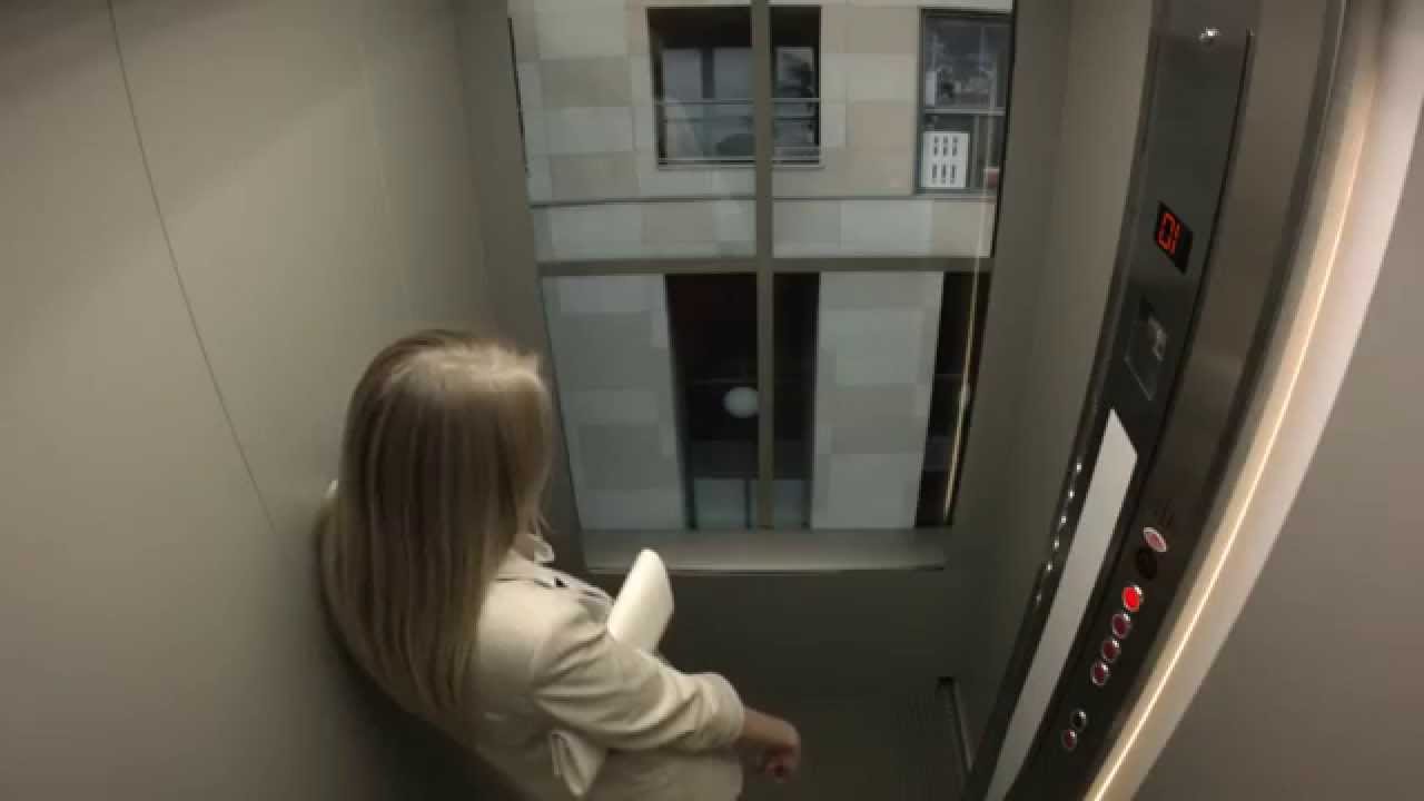 Beauty Russian Girl In Fast Elevator Prank Youtube