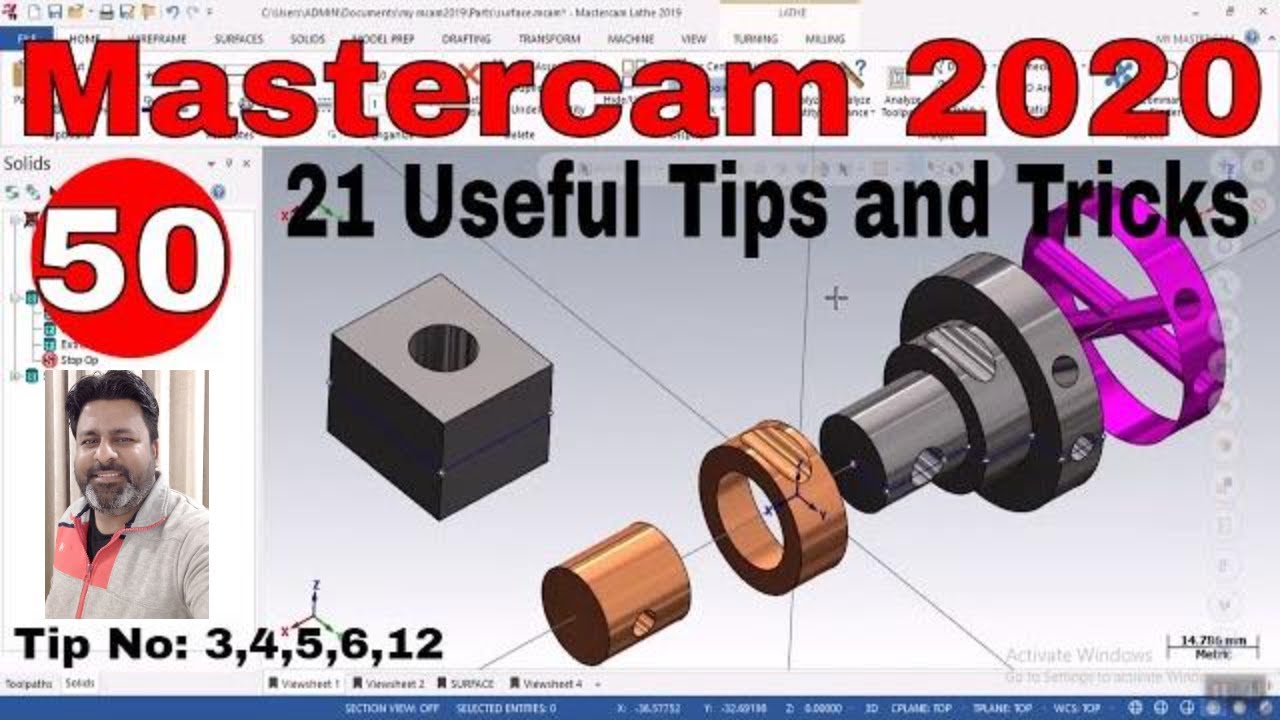 Mastercam Tips And Tricks Mastercam Training Tutorials Youtube