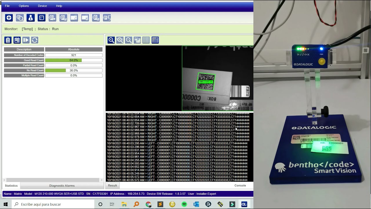 Matrix 120 Datalogic Script Left Right Youtube
