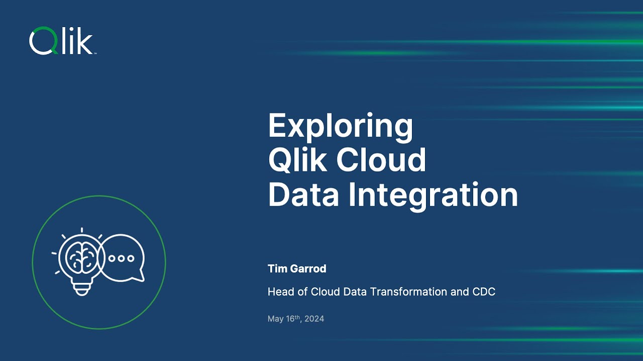 Stt Exploring Qlik Cloud Data Integration Youtube
