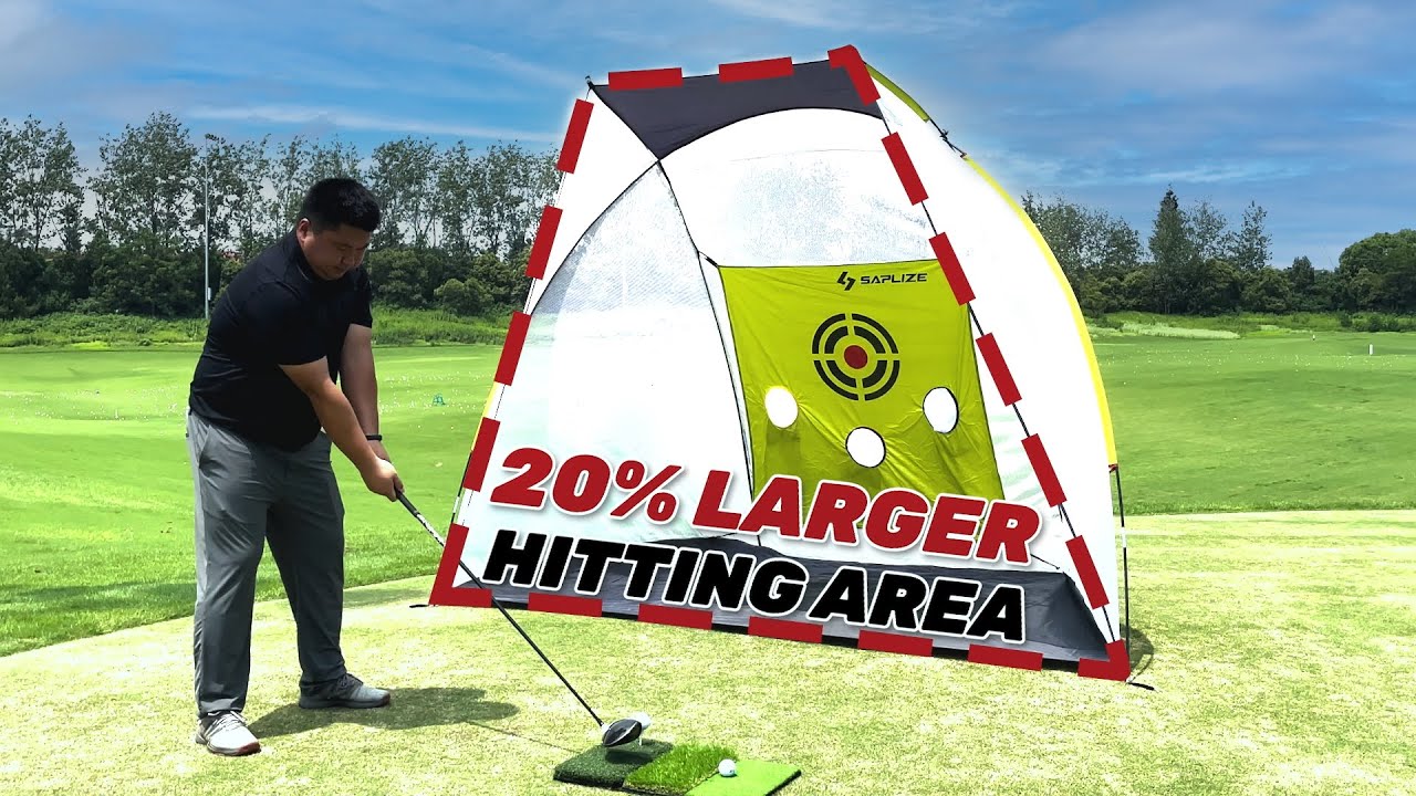 Saplize Golf Hitting Net Gn09 Youtube