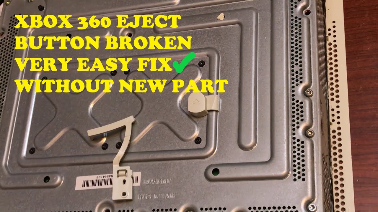 Xbox 360 Arcade Eject Button Broken Easy Fix Youtube