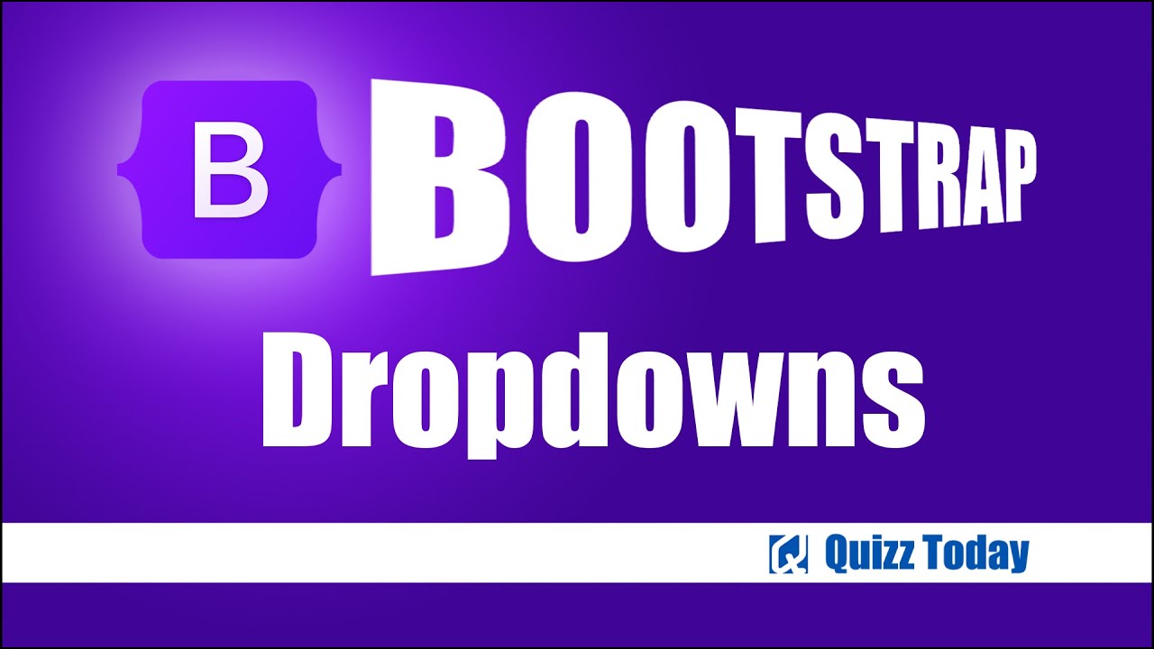 Bootstrap 5 Dropdowns Youtube
