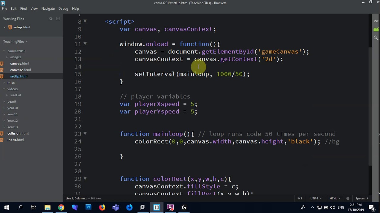 Javascript Canvas How To Setup Youtube