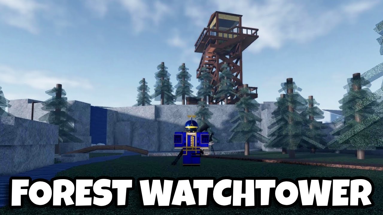 Forest Tower Base Showcase Roblox Town Youtube