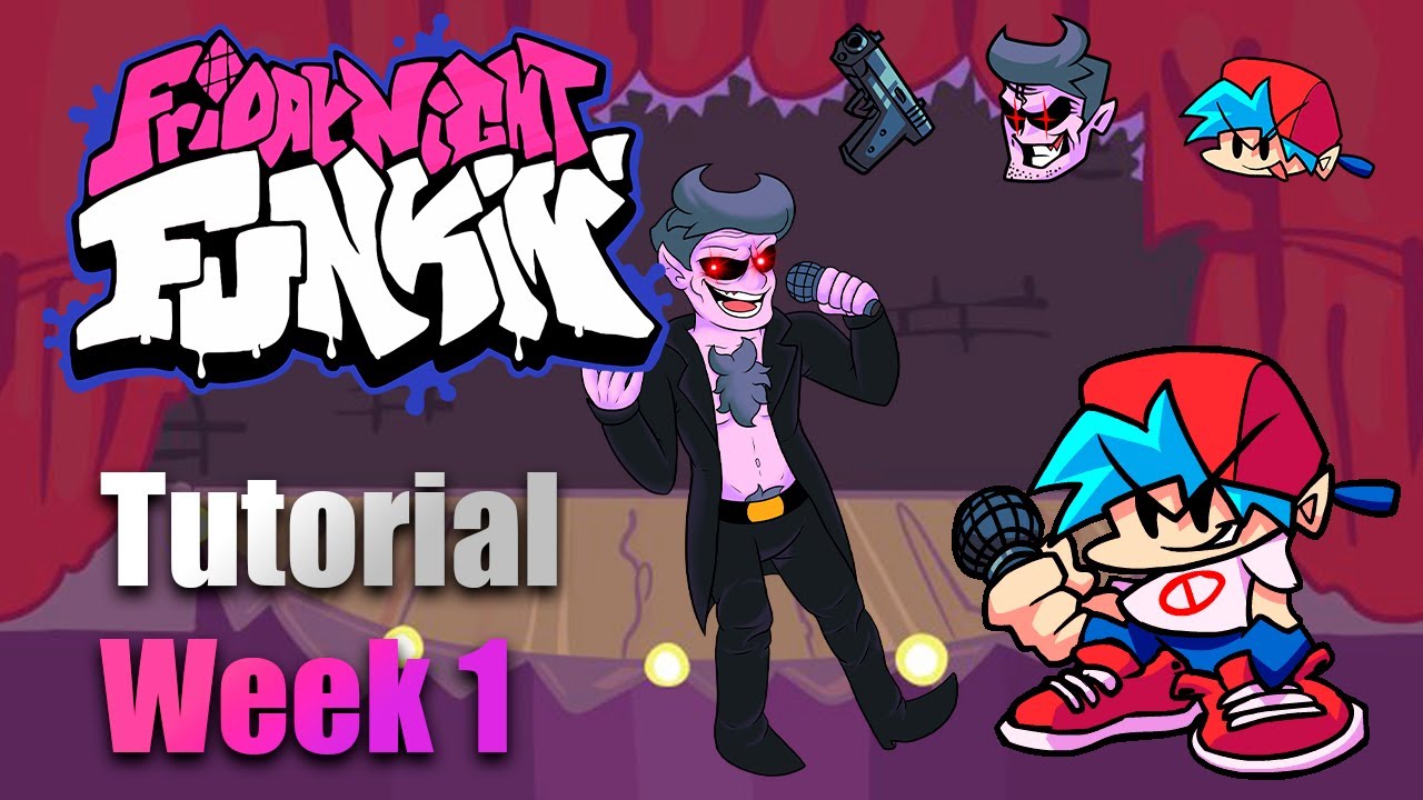 Friday Night Funkin Tutorial Week 1 Youtube