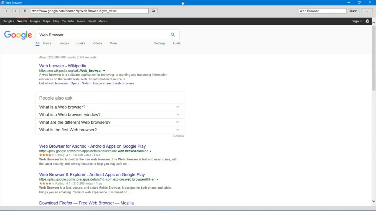 How To Make A Web Browser Using Visual Studio Full Coding And