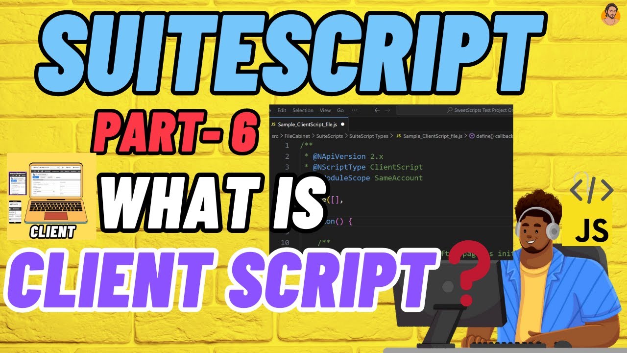 Suitescript Tutorial Client Script Suitescript Netsuite Youtube