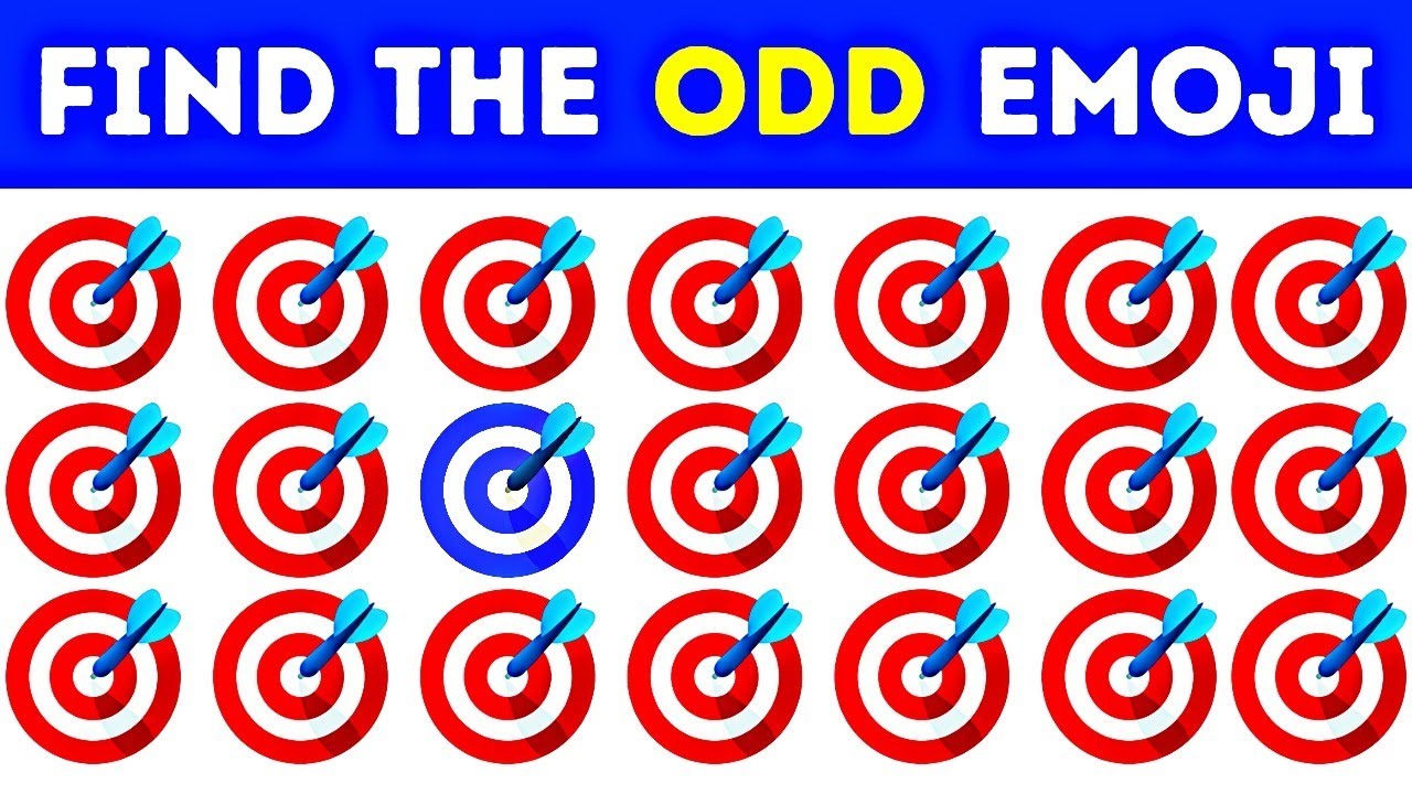 Find The Odd One Out Easy Medium Hard Emoji Quizёяшвёязр Youtube